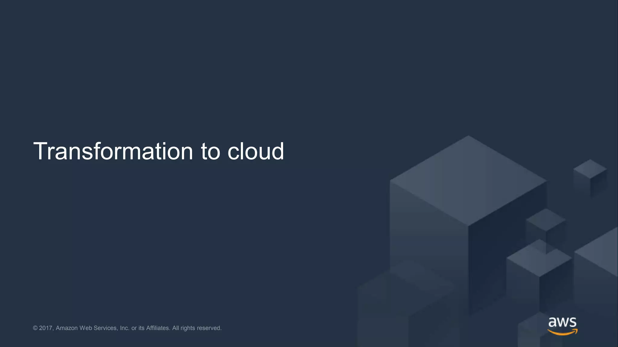 Hybrid Cloud on AWS - Introduction and Art of the Possible | PPT