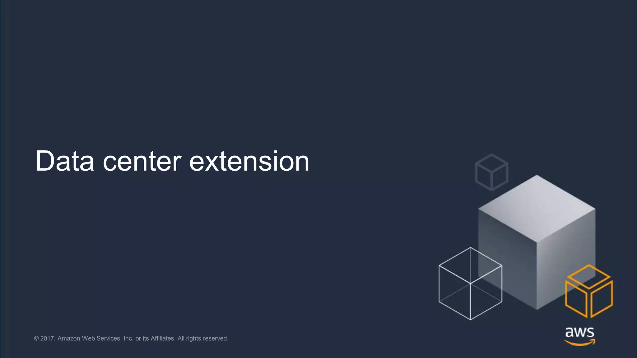 Hybrid Cloud on AWS - Introduction and Art of the Possible | PPT