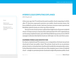 Hybrid cloud computing explained | PDF