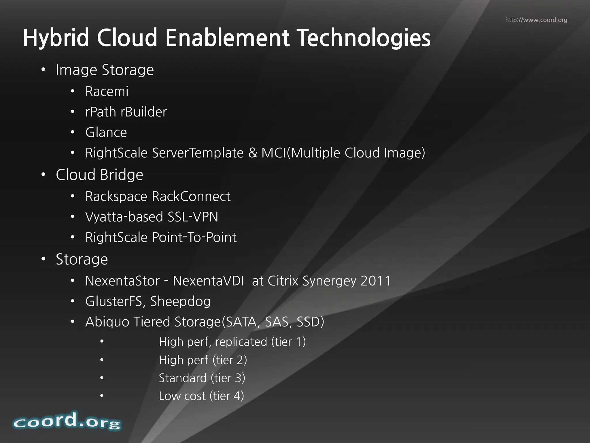 Hybrid Cloud Enablement Technologies | PPT