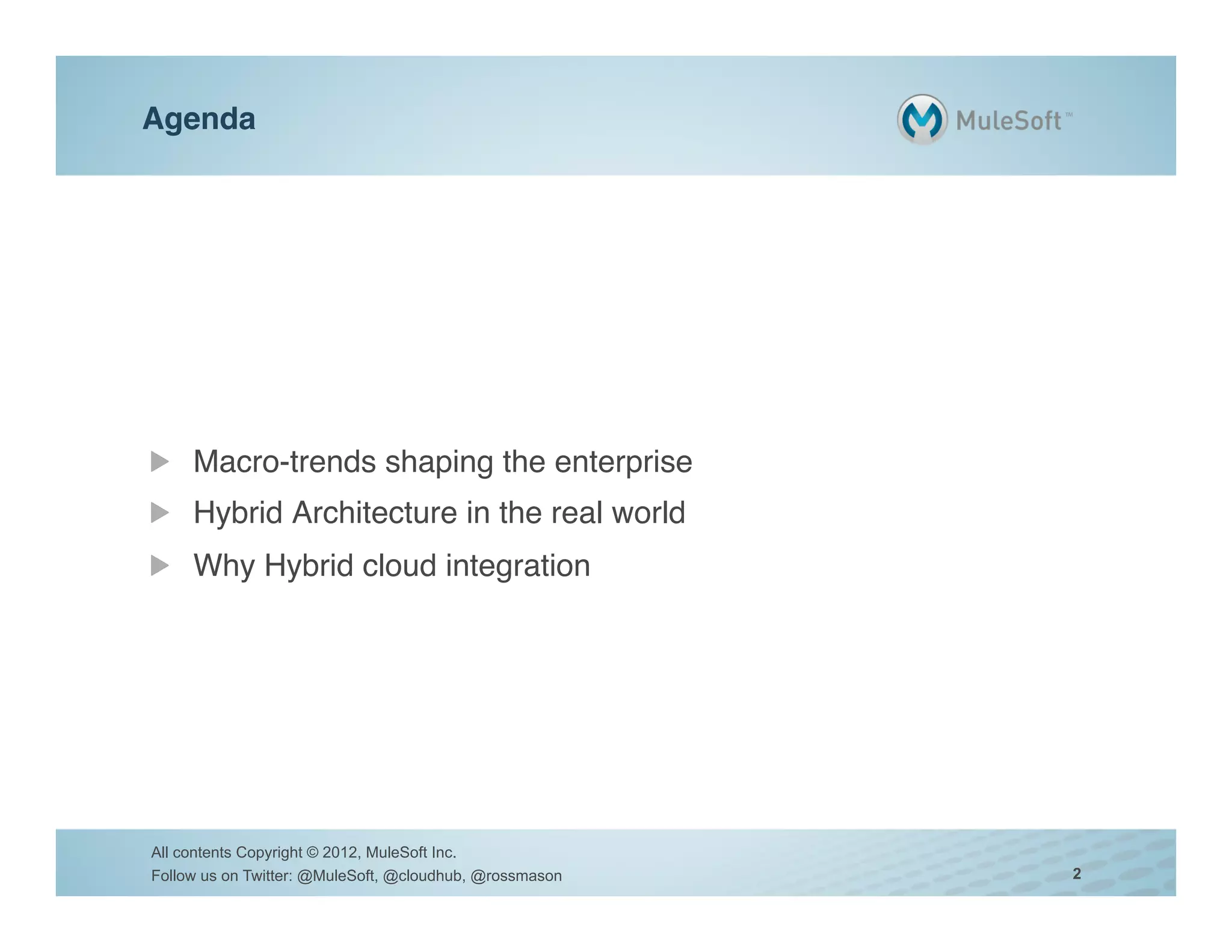 Hybrid Cloud Integration is Coming: Are You Ready? | MuleSoft | PPTX