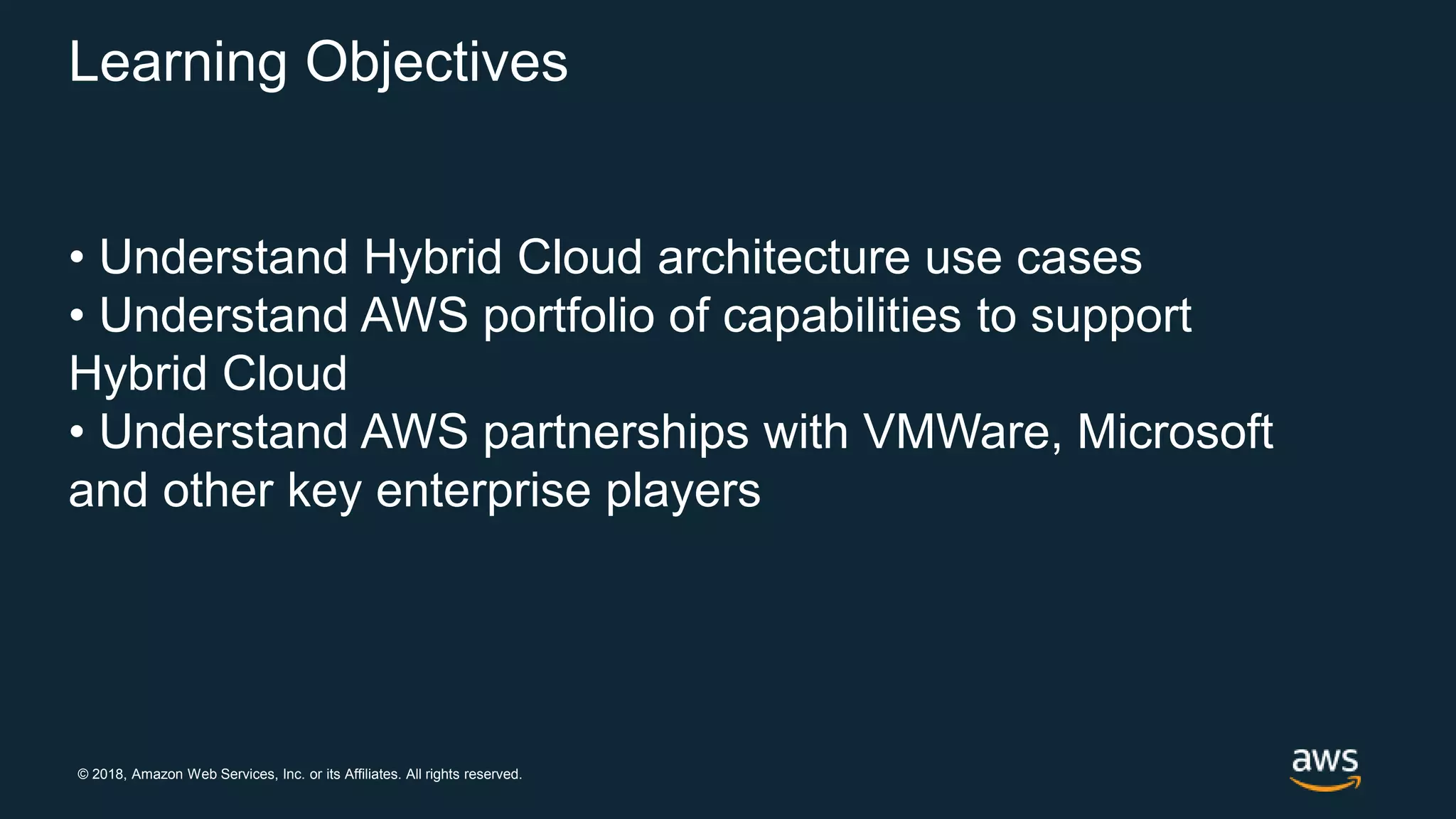 Introduction to Hybrid Cloud on AWS | PPTX