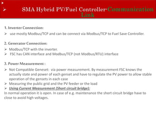 Hybrid Controller | Design 150KW PV with DG1:700KW | PPTX