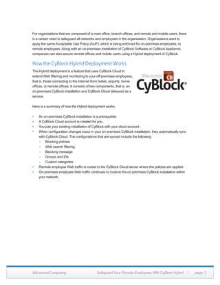CyBlock Hybrid deployment | PDF