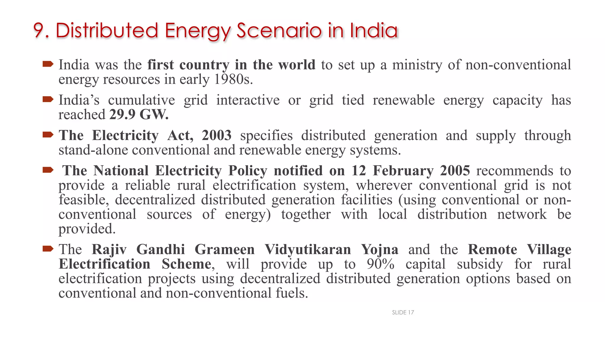 Hybrid Distributed Generation Pptx Power And Energy Industry