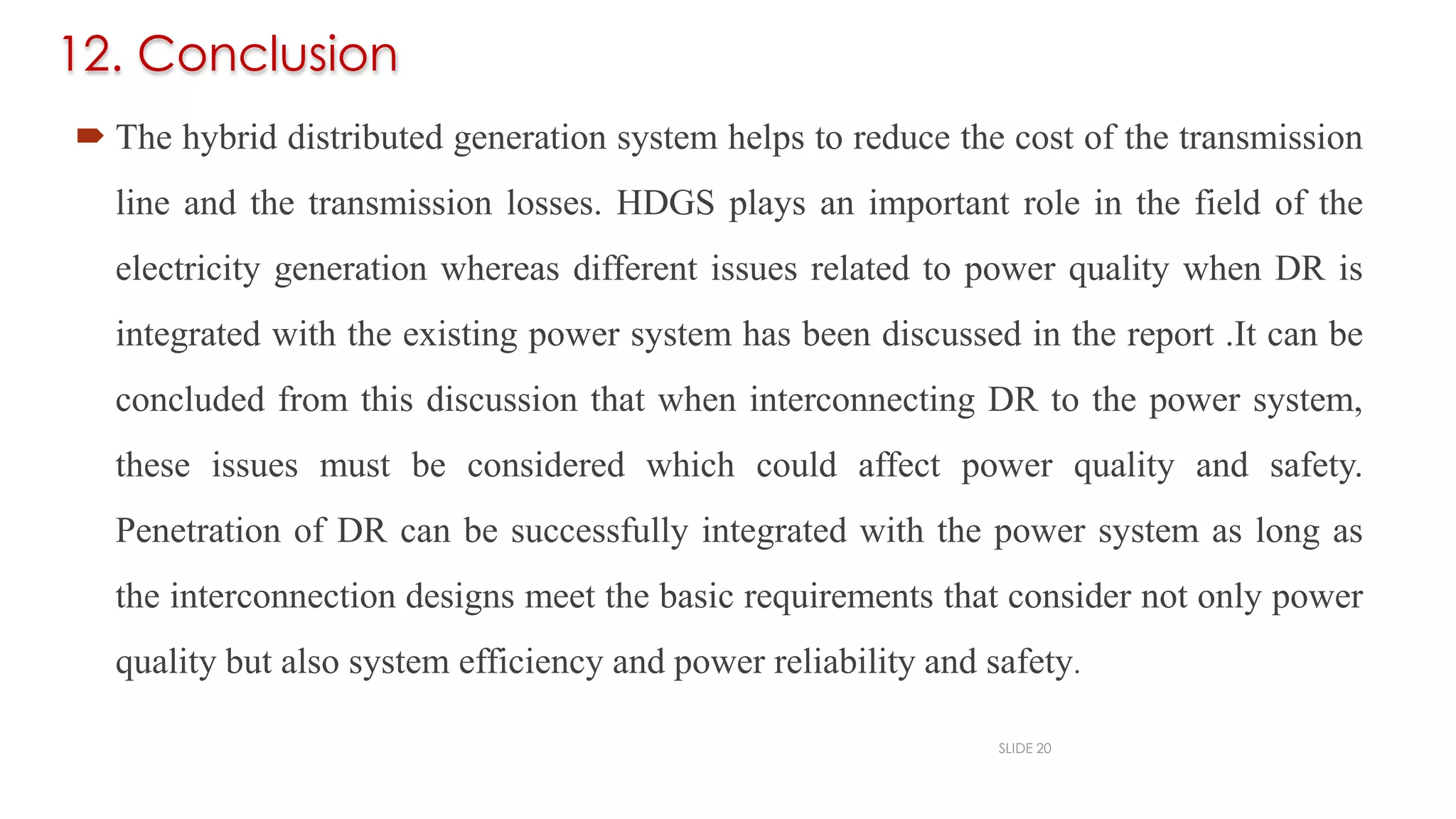 Hybrid distributed generation | PPTX