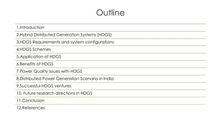 Hybrid distributed generation | PPTX