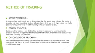 Hybrid dual axis solar tracking system | PPTX