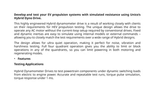 Hybrid Dynamometer Drives | Unico llc | PPT