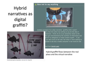 Hybrid Ecosystem Of Narratives | PPT