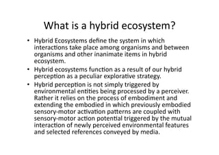 Hybrid Ecosystem Of Narratives | PPT