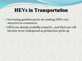 Hybrid electrical vehicle | PPT