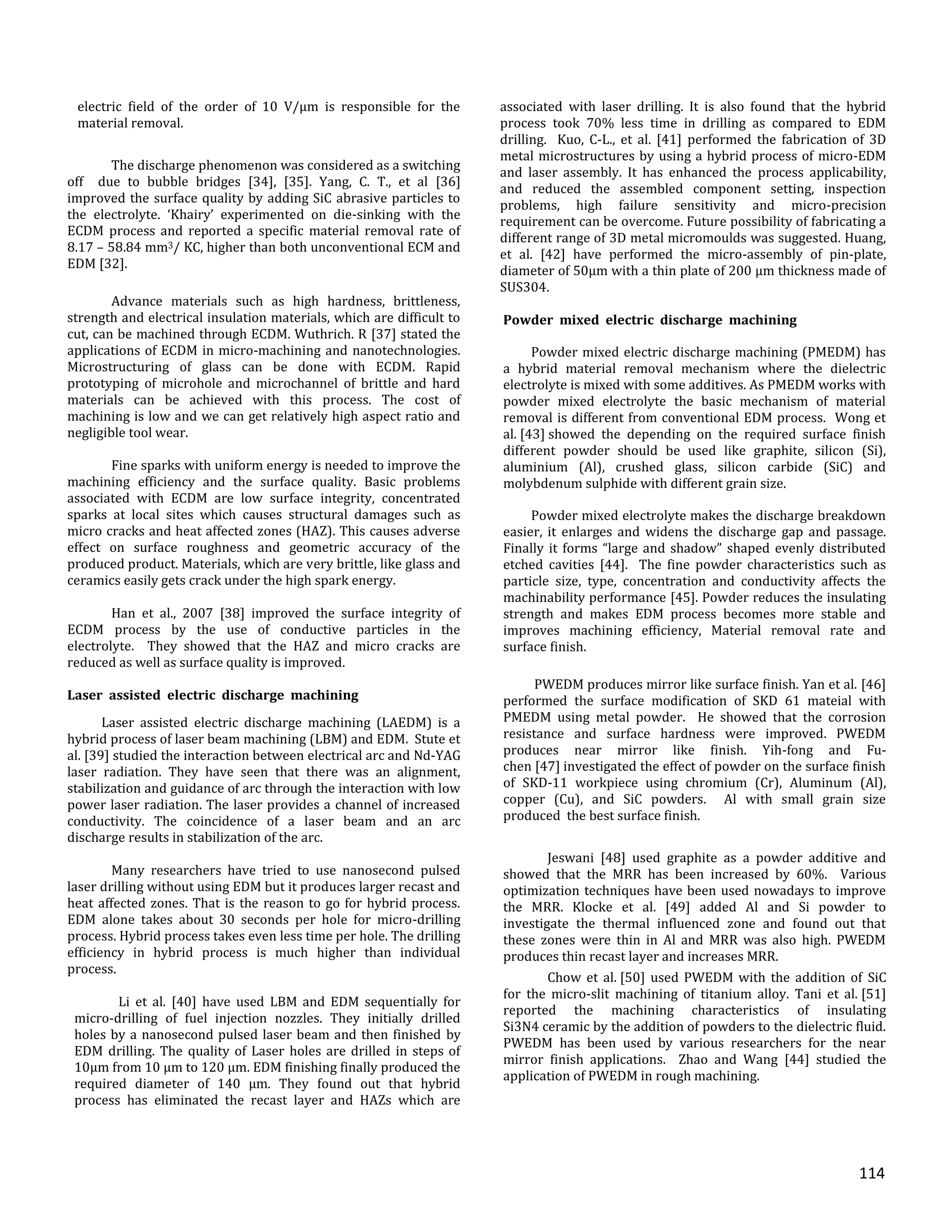 H-EDM Processes | PDF
