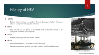 Hybrid electric vehicle Seminar Presentation | PPTX