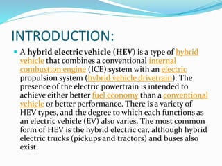 Hybrid electric vehicle | PPTX | Green Vehicles | Auto Type
