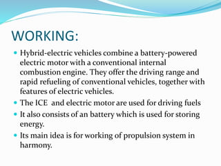 Hybrid electric vehicle | PPTX