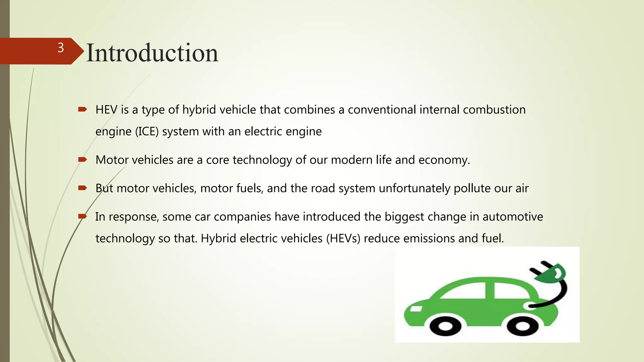 Hybrid electric vehicle | PPTX