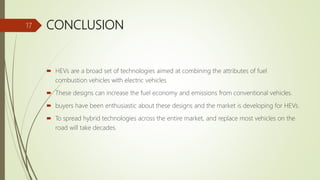 Hybrid electric vehicle | PPTX