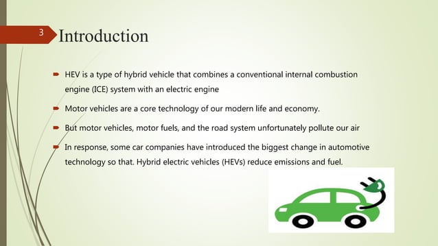 Hybrid electric vehicle | PPTX