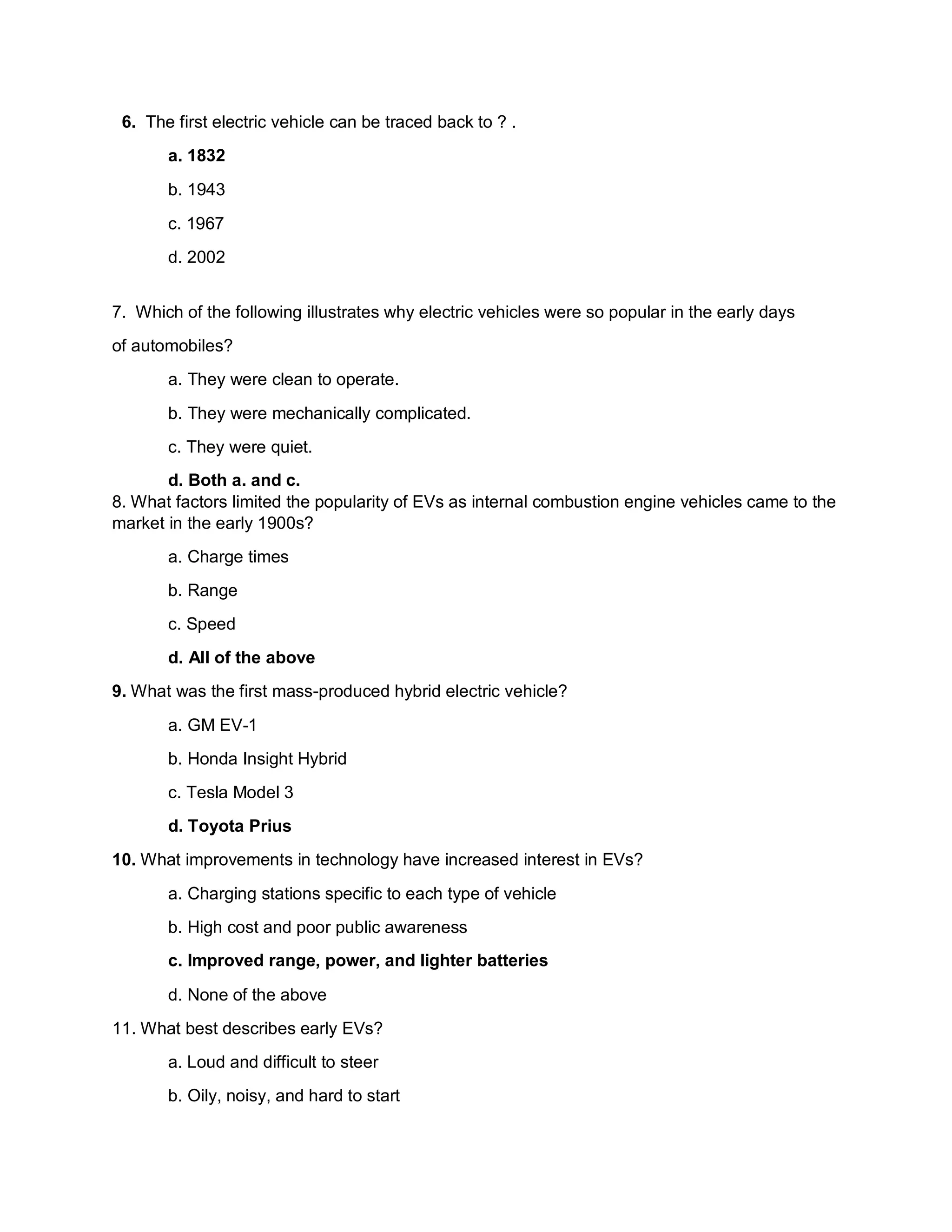 Hybrid Electric Vehicle- Quiz.pdf