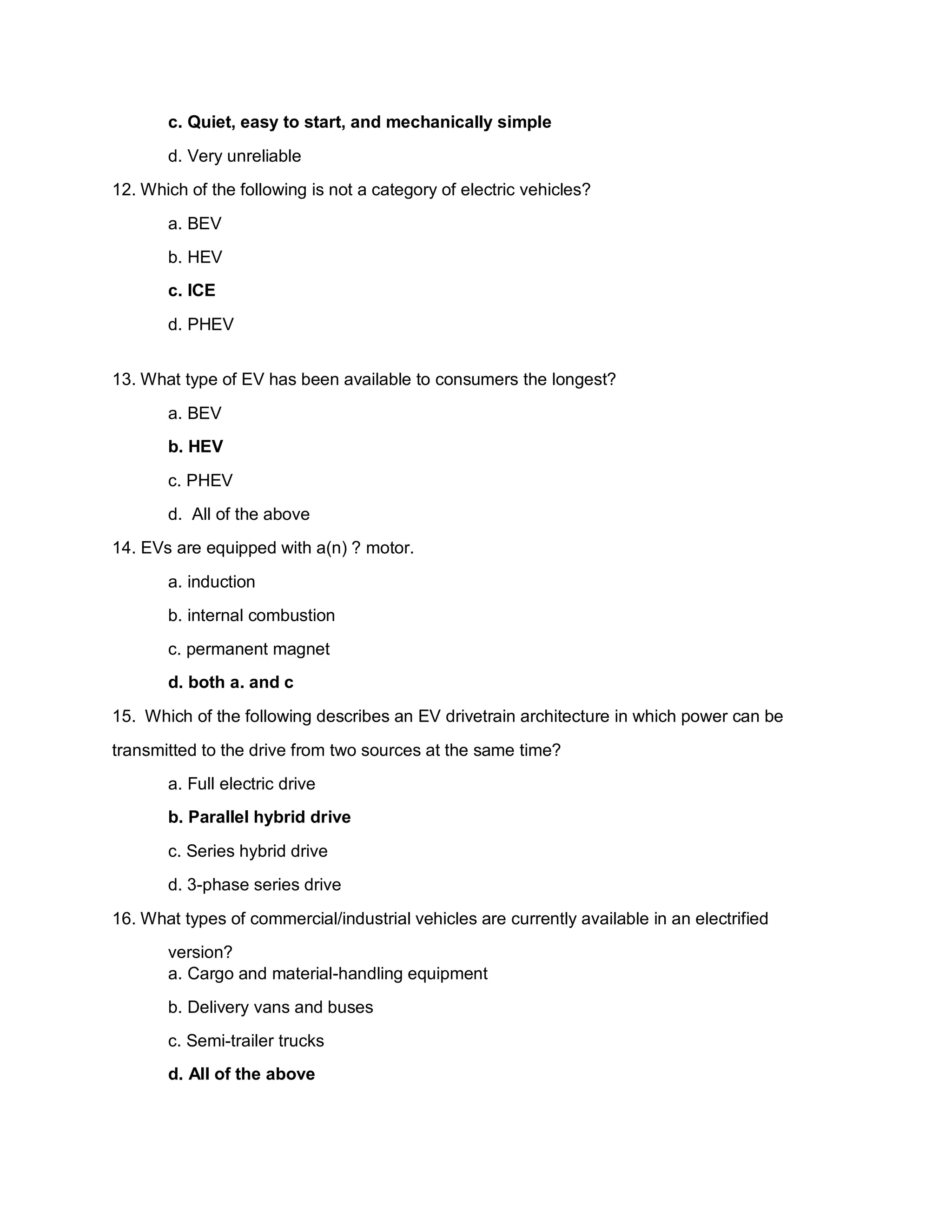 Hybrid Electric Vehicle- Quiz.pdf