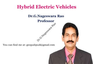 Hybrid Electric Vehicles PPT. PDF | PDF