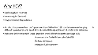 HYBRID ELECTRIC VHEICLE.pptx | Automotive Industry | Industries