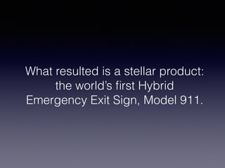 Hybrid Emergency Exit Sign | PDF