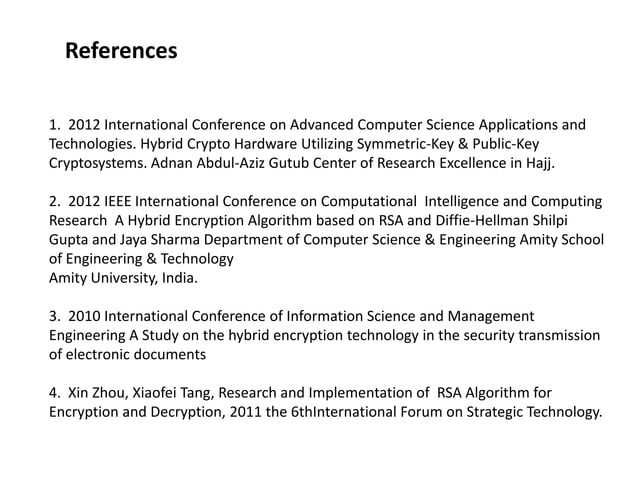 Hybrid encryption ppt | PPT