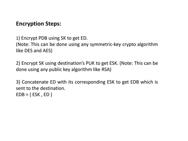 Hybrid encryption ppt | PPT