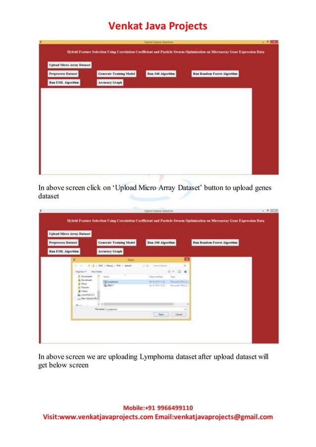 Hybrid Feature Selection Using Correlation Coefficient And Particle Swarm Optimization On