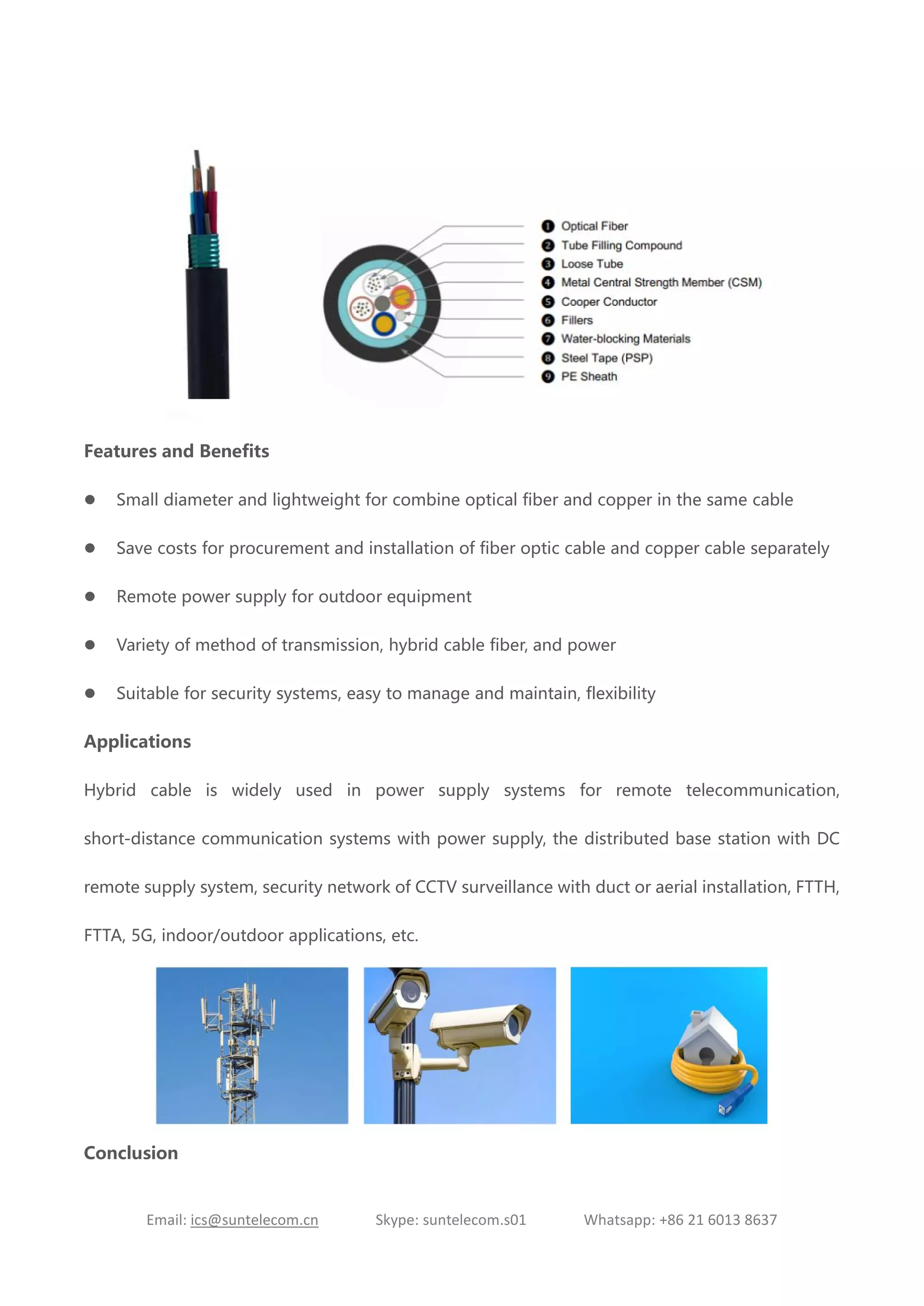 Hybrid Fiber Optic Cable - All You Need to Know | PDF