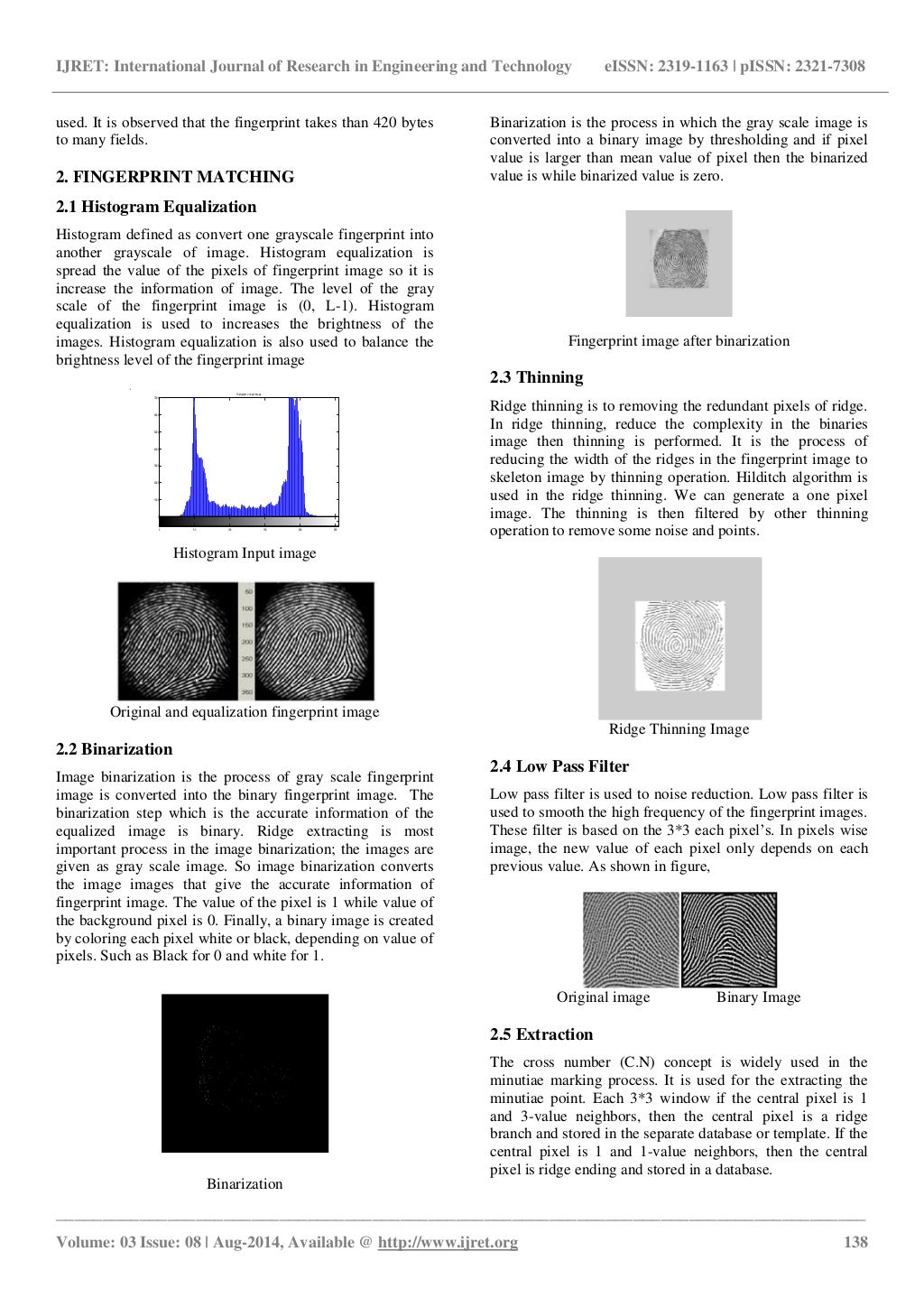 Hybrid Fingerprint Matching Algorithm For High Accuracy And Reliabili Hybrid Fingerprint Matching Algorithm For High Accuracy And Reliabili