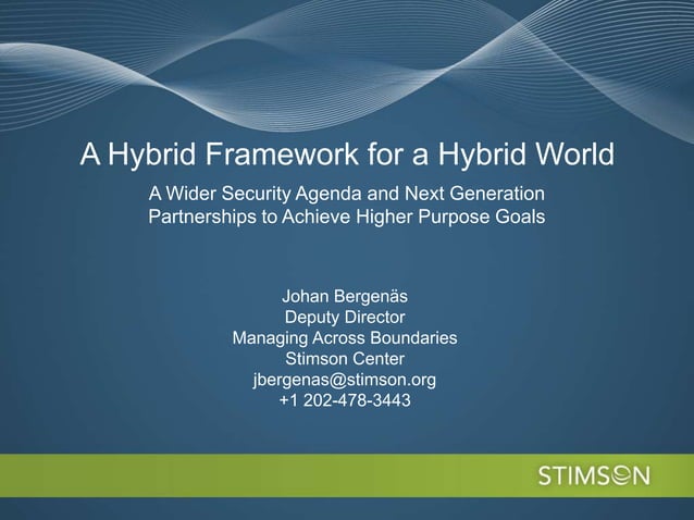 Hybrid framework for a hybrid world | PPT