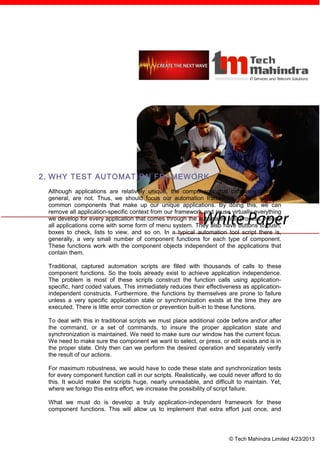 Hybrid framework for test automation | PDF