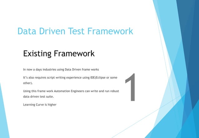 Hybrid Automation Framework Development introduction | PPT