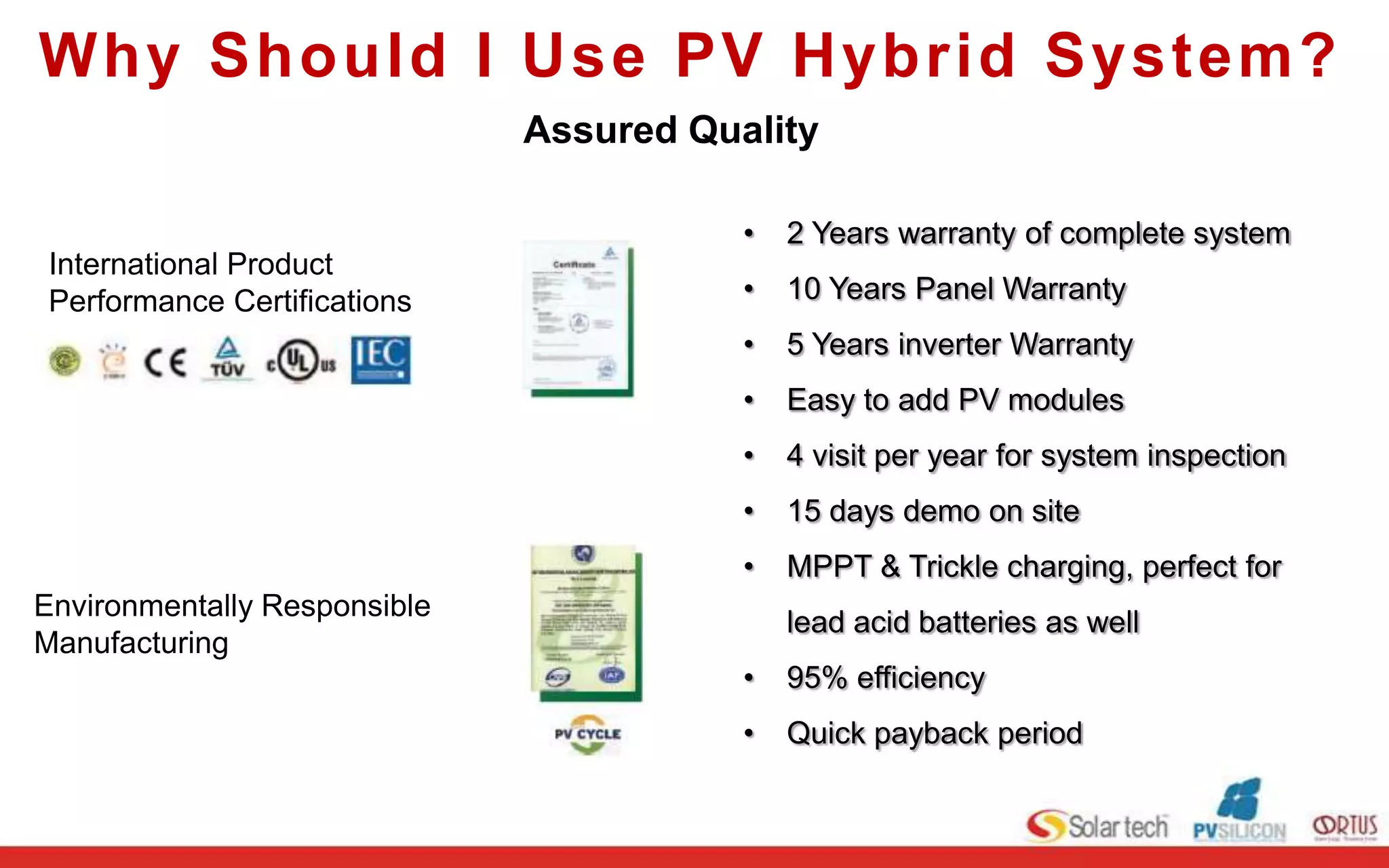 PV Hybrid System | PPSX | Gas and Electric | Home Utilities