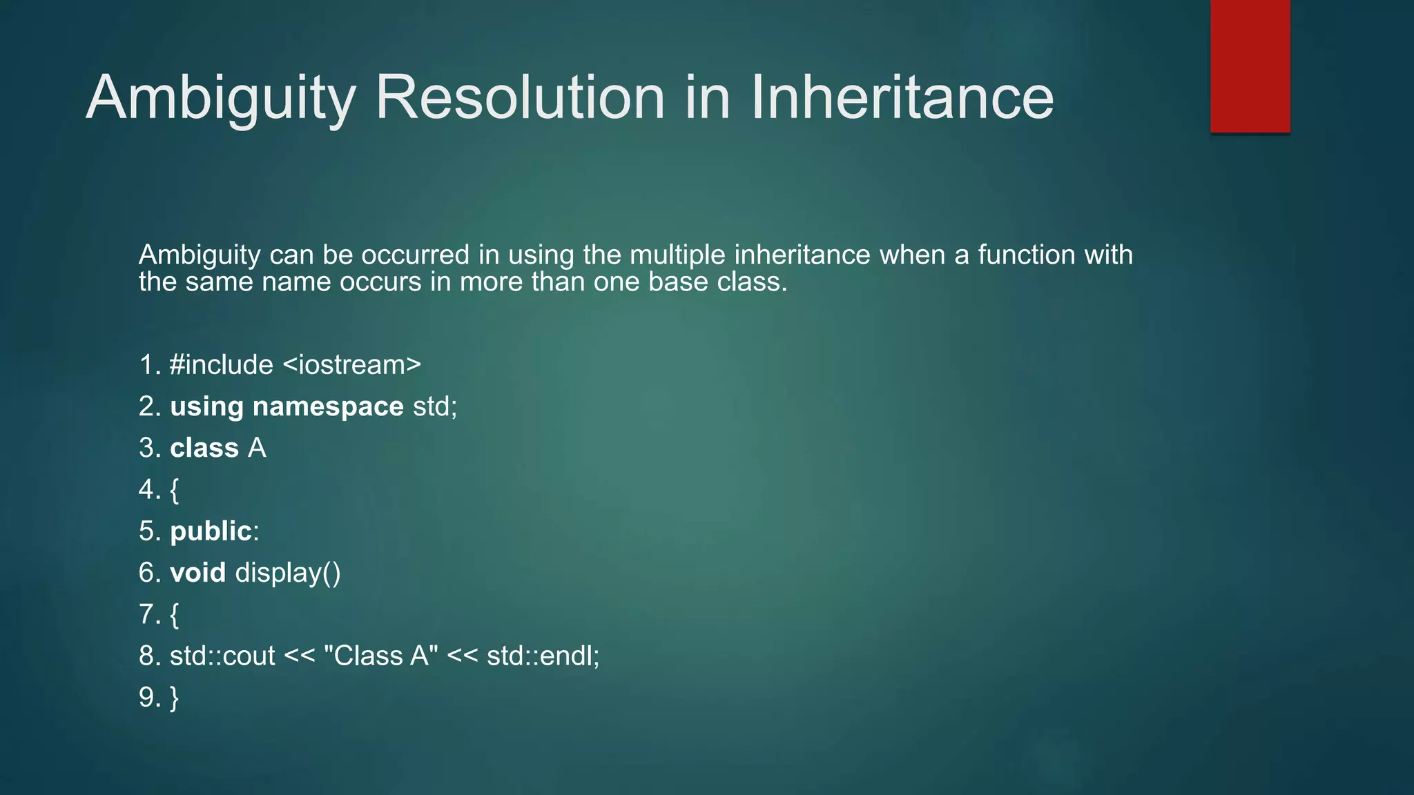 Hybrid inheritance | PPTX