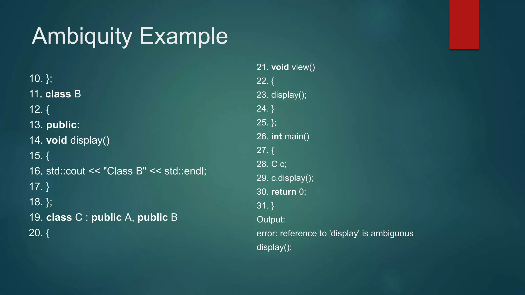 Hybrid inheritance | PPTX