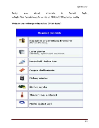 Hybrid inverter project report | PDF