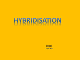 Hybridisation - Jonisha | PPTX