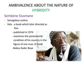 Hybridity in Postcolonialism | PPTX