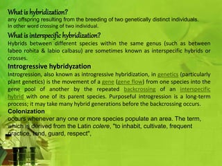 Inter specific hybridization | PPTX