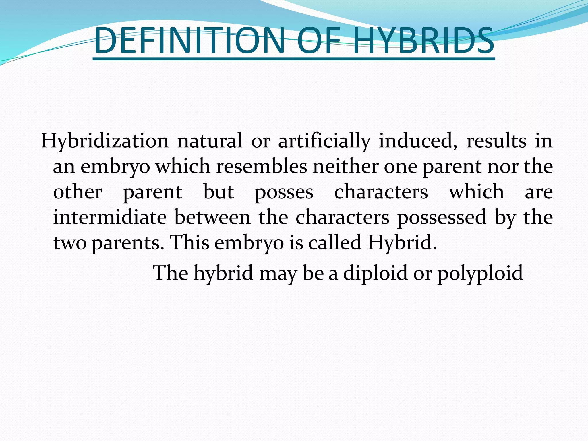Hybridization in fishes | PPTX