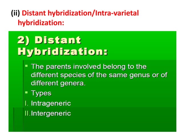 Hybridization | PPTX | Agriculture | Industries