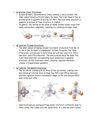 Hybridization Worksheets