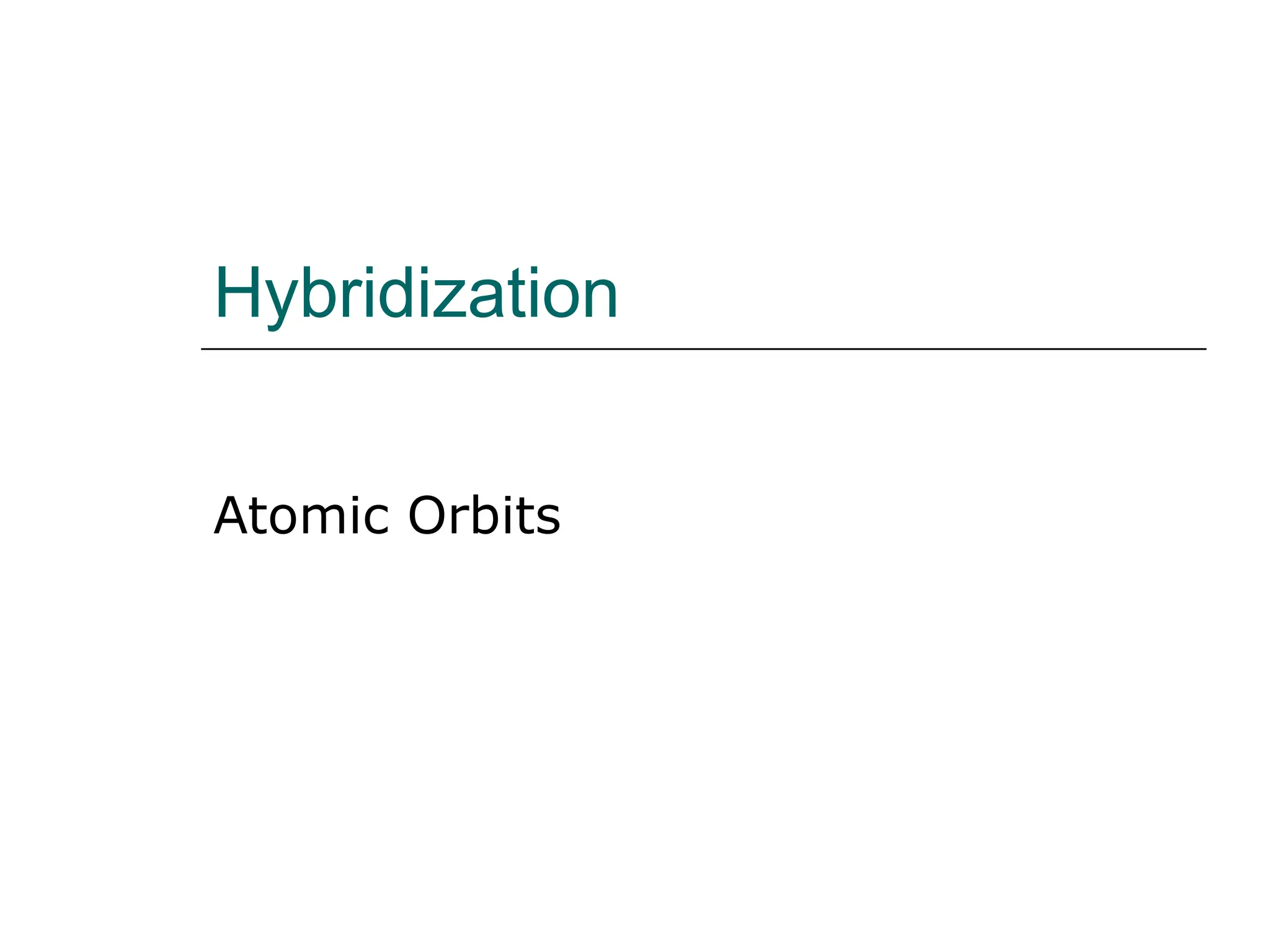 Hybridization. Bonding theory , lewis bond theory | PPT
