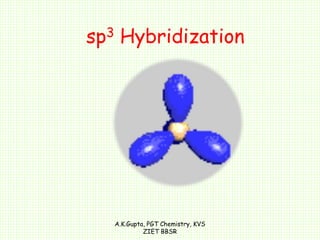 Hybridization- sp, sp2 and sp3 | PPTX