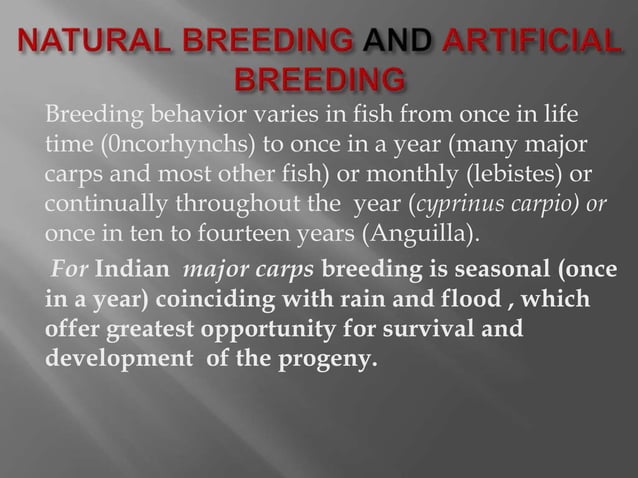 Hybridization in fishes | PPT