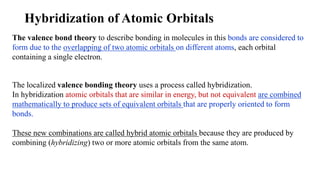 Hybridization of orbitals, 11 (1) | PPTX